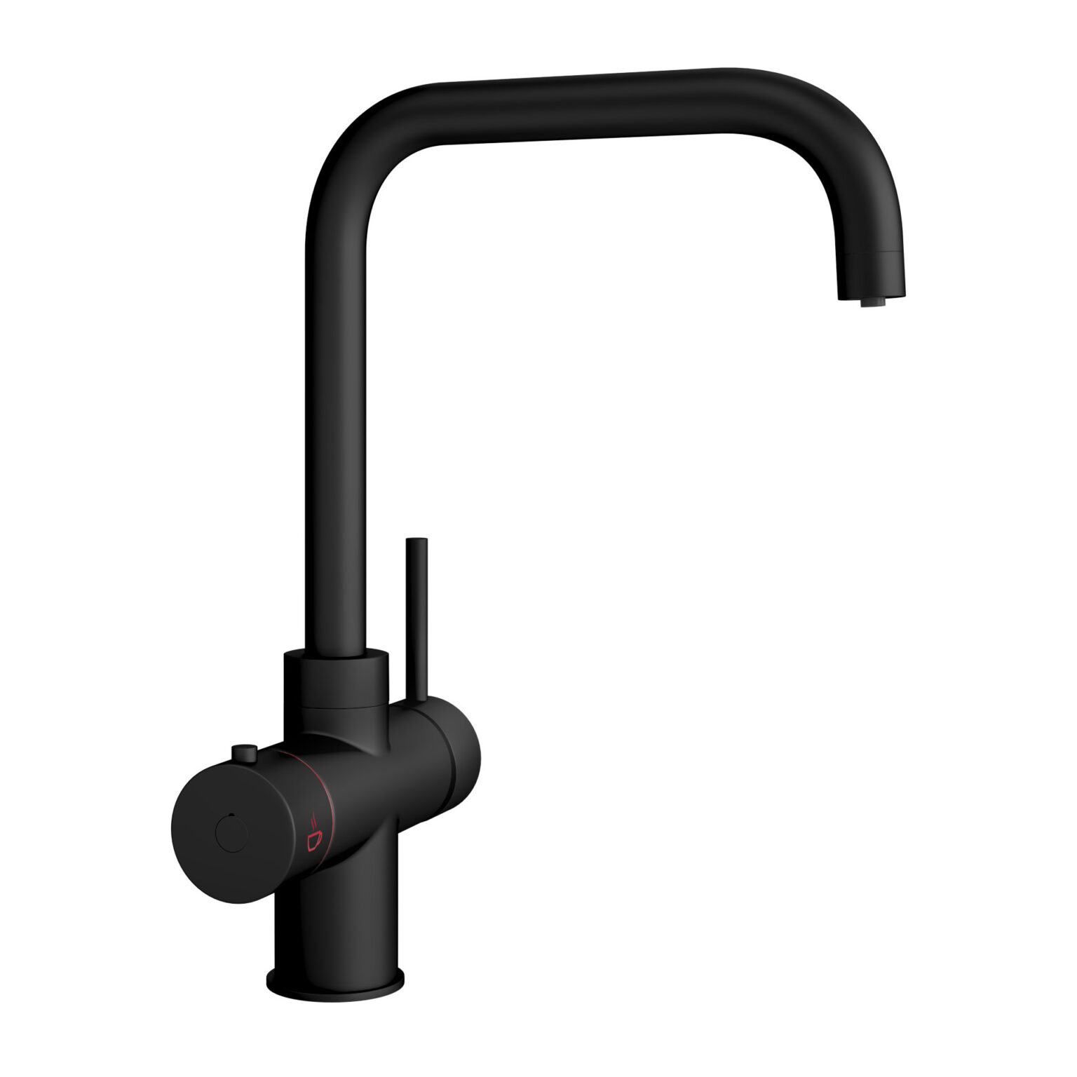 Kokend water kraan zwart 3 in 1 - incl. boiler en filter - HOWAT